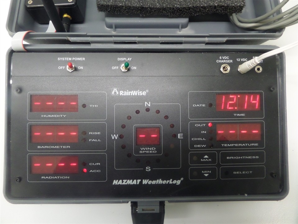 Rainwise Hazmat WeatherLog RDI-1 Receiver/Display Interface | eBay