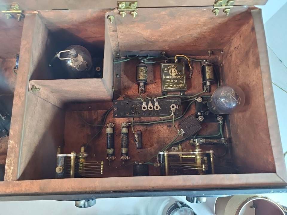 Antique Custom Ham Radio Copper NEUTRODYNE RAF tube kit stereo 91 S3 | eBay