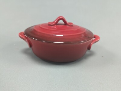 Maxwell Williams Oven Chef Red Stoneware Lidded Pot 16cm Wide (Hsh5) | eBay