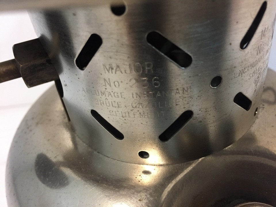 Vintage Coleman 236 Major Lantern Made in Canada April 1948 Nickel ...