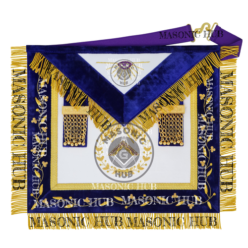 Masonic Grand Lodge Worshipful Master Regalia – Hand Embroidered ...