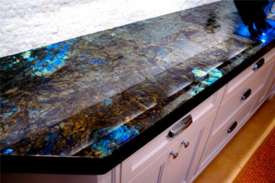Labradorite Agate Countertop, Agate Wall Panel, Handmade Furniture and ...
