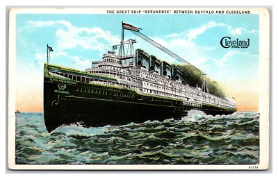 SEEANDBEE (1913) Steamer Buffalo to Cleveland ~ Largest on Inland ...
