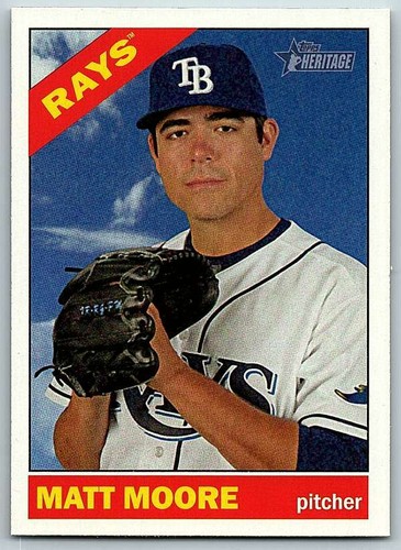 2015 Topps Heritage #196 Matt Moore Rays NM-MT | eBay