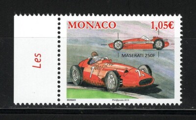 MONACO 2013 AUTOMOBILISMO MASERATI 250F STAMP MNH | eBay