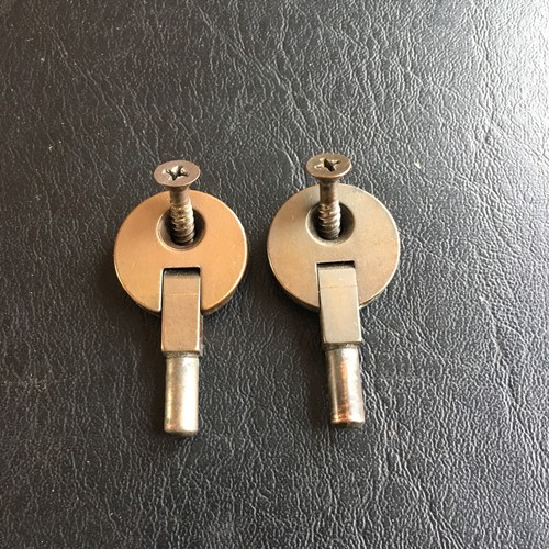 Vintage Singer Sewing Machine Cabinet Hinges 1 Hole Banjo Lollipop | eBay