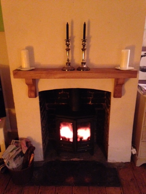 Oak Fireplace mantel Shelf with Corbels, Oak Lintel, Rustic Oak Wood ...