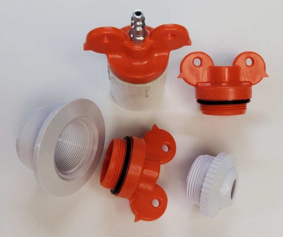 Swimming pool pressure testing plug -set of 6- oring hayward sp1022 ...