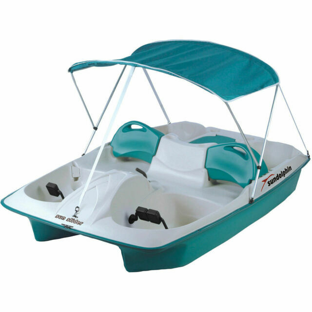 Sun Dolphin 5-Person Sun Slider Pedal Boat with Canopy - Blue for sale ...