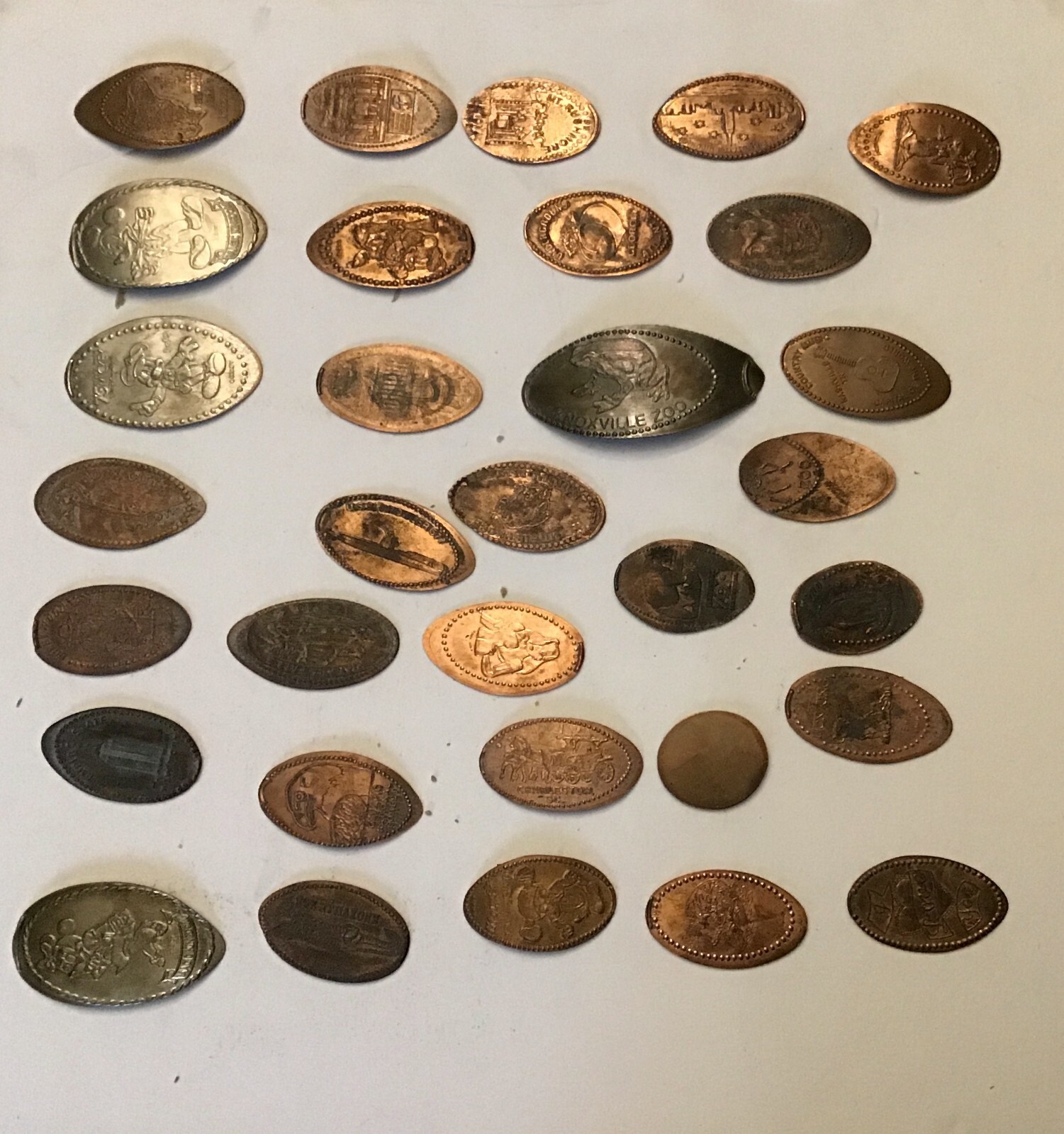 flattened pennies and nickles | eBay