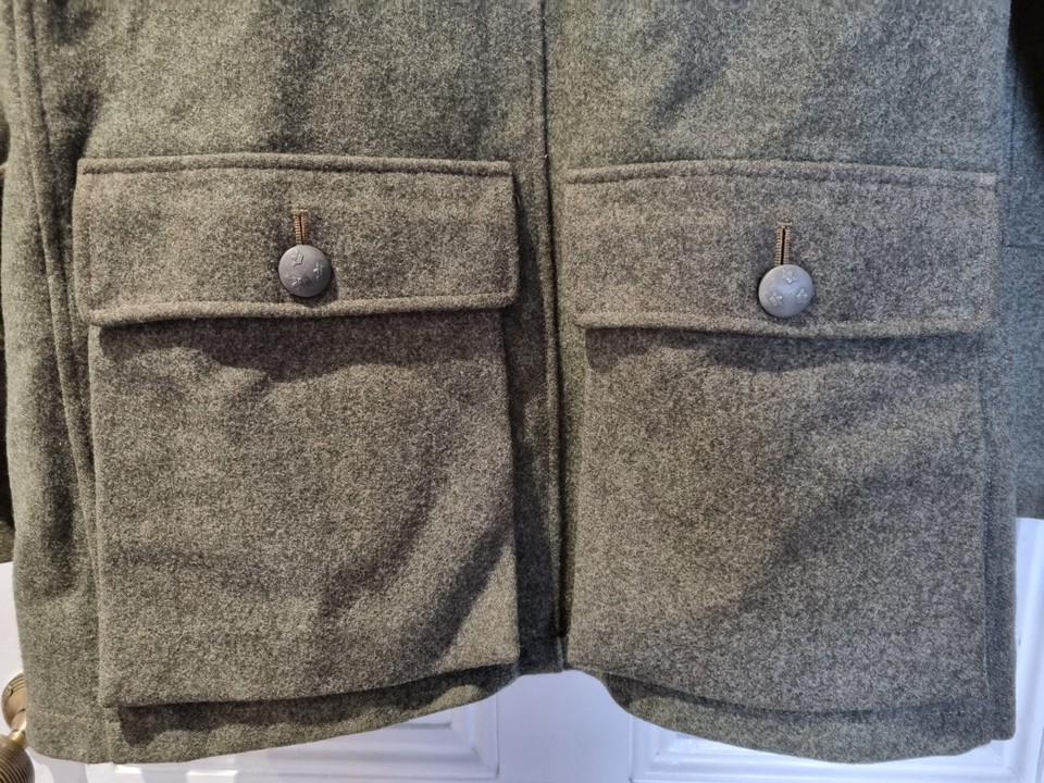 Rare WW2 Danish Made Swedish Army Wool Tunic 1942 Dated Mint Condition ...