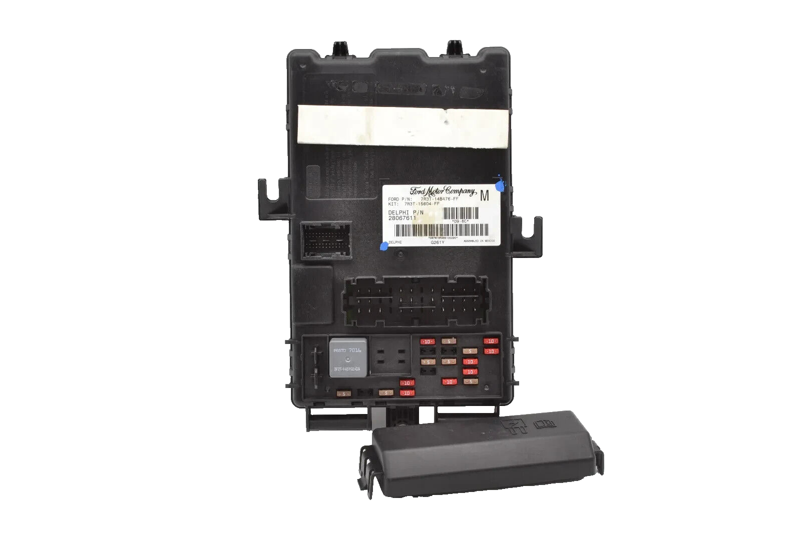 2007 FORD MUSTANG SMART JUNCTION BODY CONTROL MODULE BCM FUSE BOX 7R3T ...