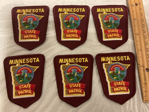 Minnesota State Patrol Hat Size collectable Patch 6 total all new | eBay