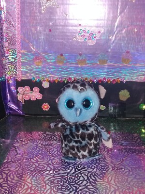 ️Ty Beanie Boos / "Yago" The Blue Color {Spotted Owl} '2017 7" Plush ...