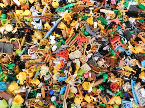 LEGO BULK LOT 100-500 NEW MINIFIGURE ACCESSORIES TOOLS UTENSILS FIGURE ...