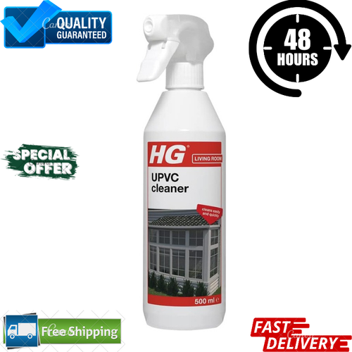 HG UPVC Powerful Cleaner, Quick & Easy, For All Synthetics, Ideal for ...