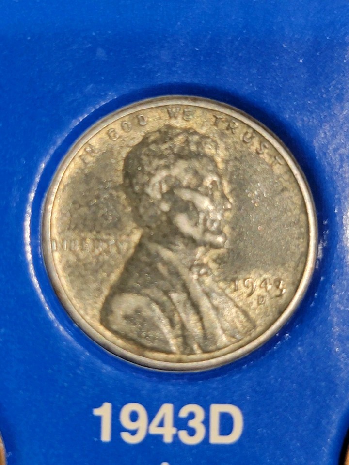 World War II Lincoln Penny Series 1943-45 Steel & Copper Cents 9 coins ...