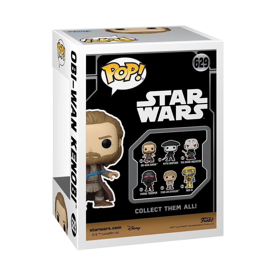 Funko POP! Vinyl: Obi-Wan Kenobi Battle Pose - Jasper - Star Wars ...