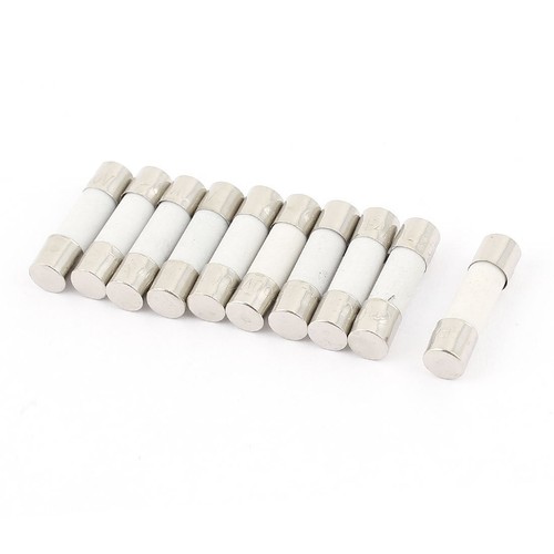 10 pieces 250V 5A T5A Delai D'action Retardee Fusibles En Ceramique ...