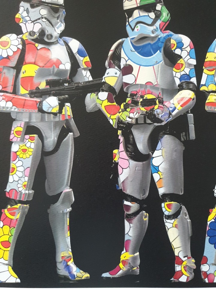 Death NYC Ltd Ed Signed Print 450x320mm With COA Star Wars Storm ...