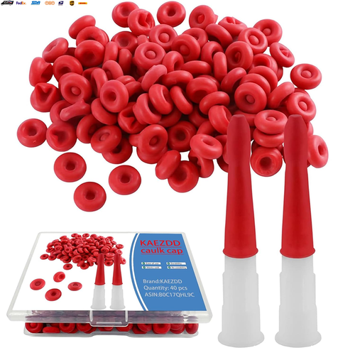 40 Pcs Caulk Caps, Reusable Saving Cap, Caulking Tool Accessory, Caulk ...