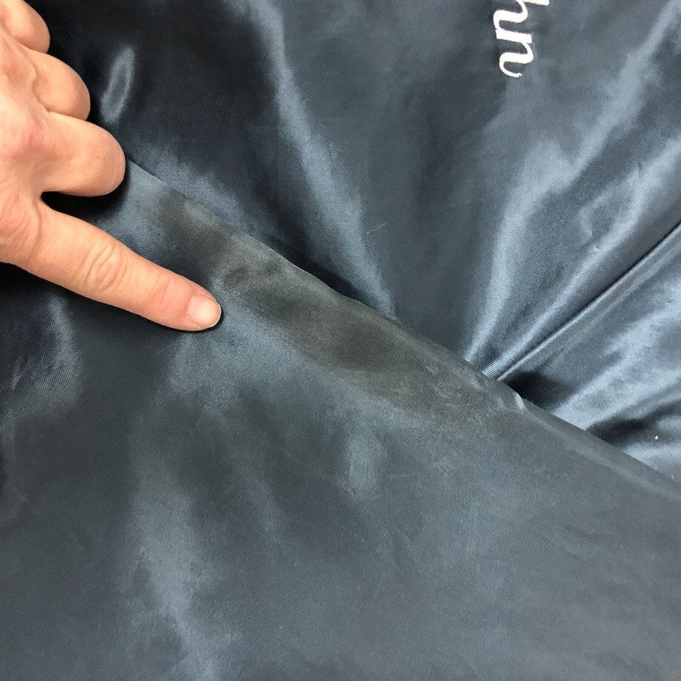 Vtg King Louie SHINY SATIN Bomber High Ridge ELKS Lodge BPOE USA Jacket ...