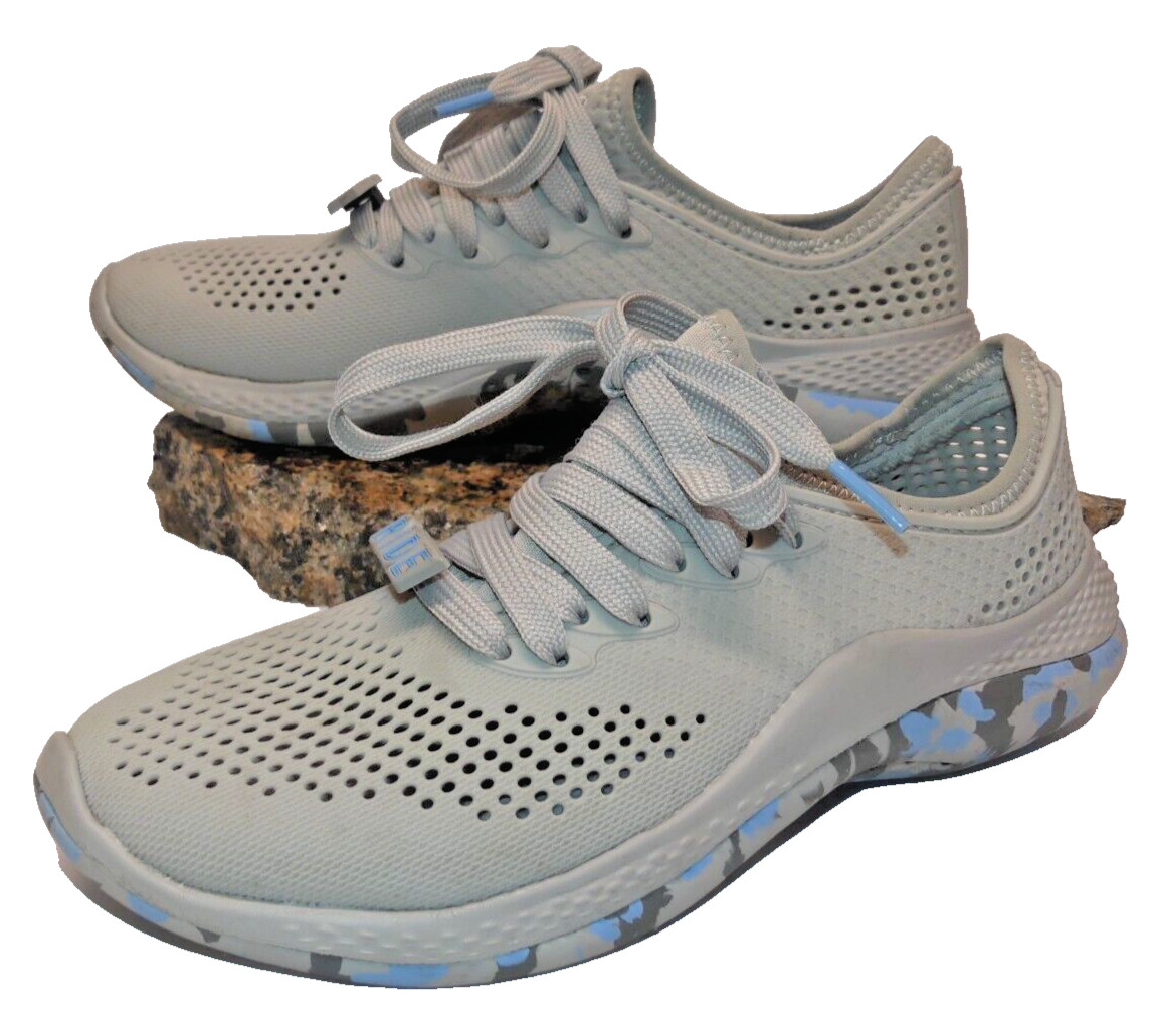 Womens Crocs LiteRide 360 Pacer Marbled gray comfort … - Gem