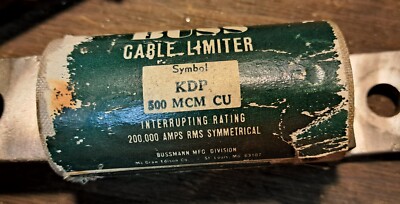 Bussmann Buss KDP 500-MCM Cable Limiter 600 VAC Fuse *TESTED* | eBay