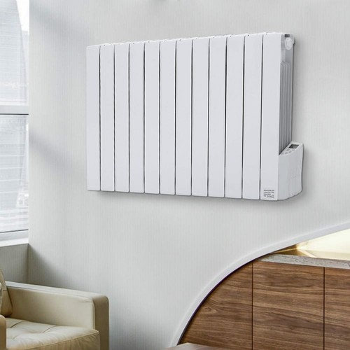 900W-2000W Electric Oil Filled Radiator Thermostatic Room Heater Wall ...