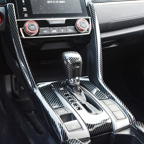 1x Left Driver Side Gear Shift Panel Cover Trim Fit For Honda Civic ...