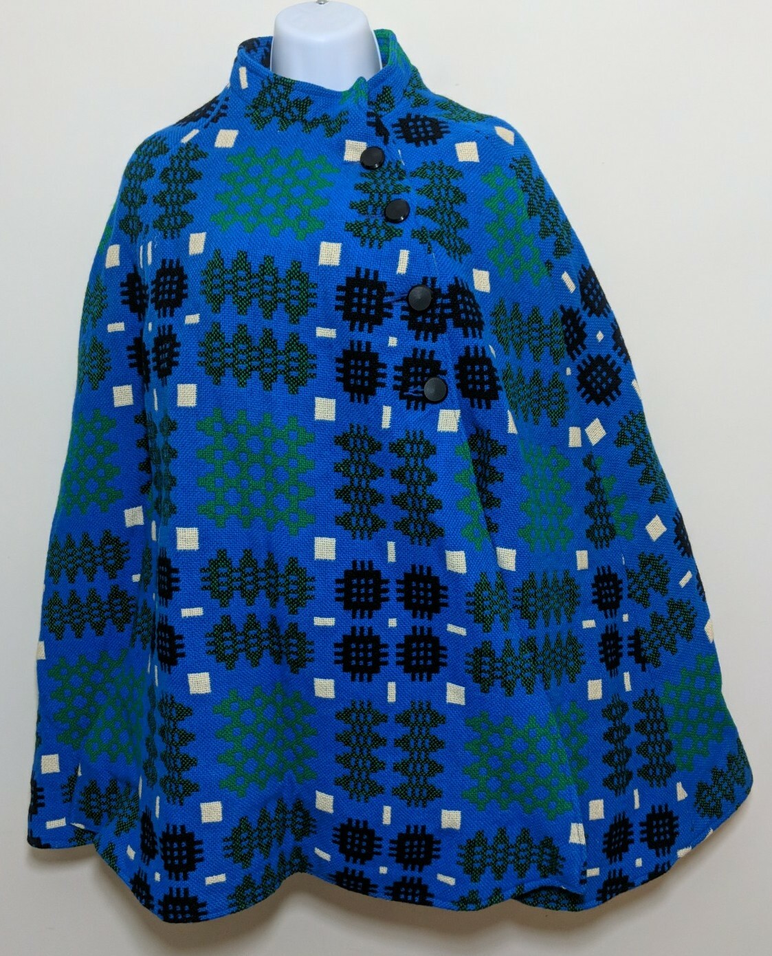 Corgi British Mod Fashion Wool Jacket Shawl Mod Hippi… - Gem