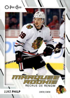 LUKE PHILP RC 2023-24 O-Pee-Chee Base #550 ROOKIE NHL Blackhawks ID ...