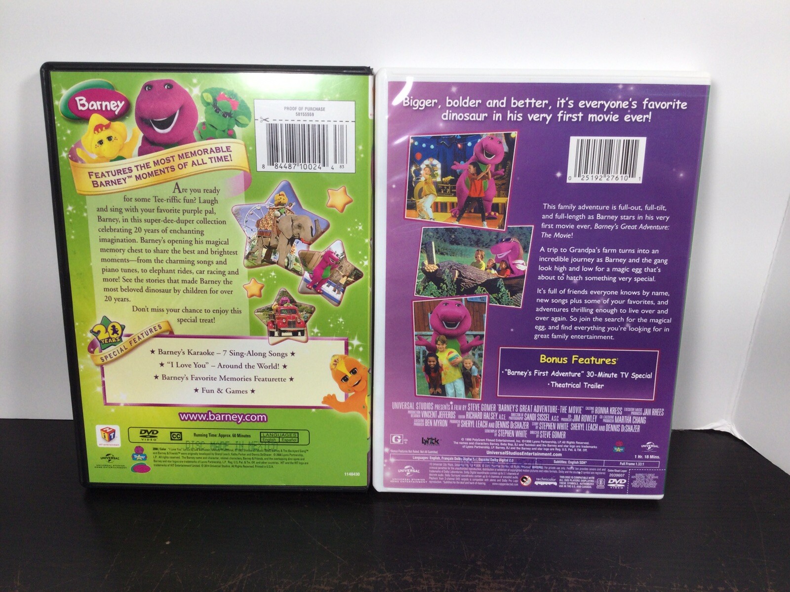 Barney DVD Lot of 3 The Best Of Barney, | Grelly USA