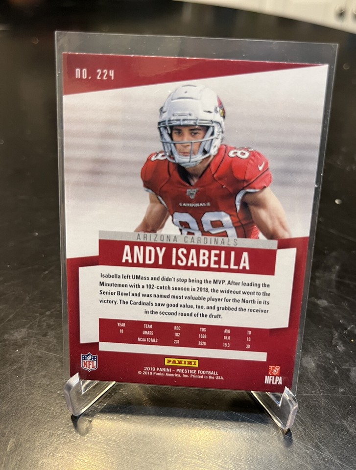 2019 Panini Prestige - Rookie #224 Andy Isabella (RC) | eBay