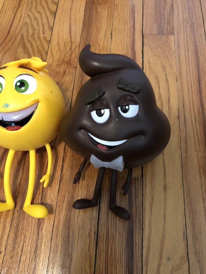 3 Emoji Movie Figure Poop Daddy Jailbreak Gene Just Play Lights Up Sony ...