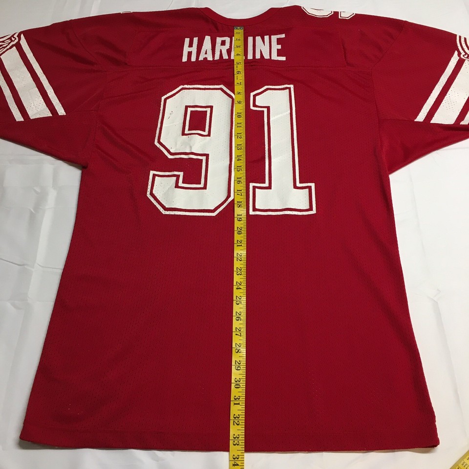 VTG 80s 90s Russell Utah Utes Team Issued Football Jersey #91 Harline ...