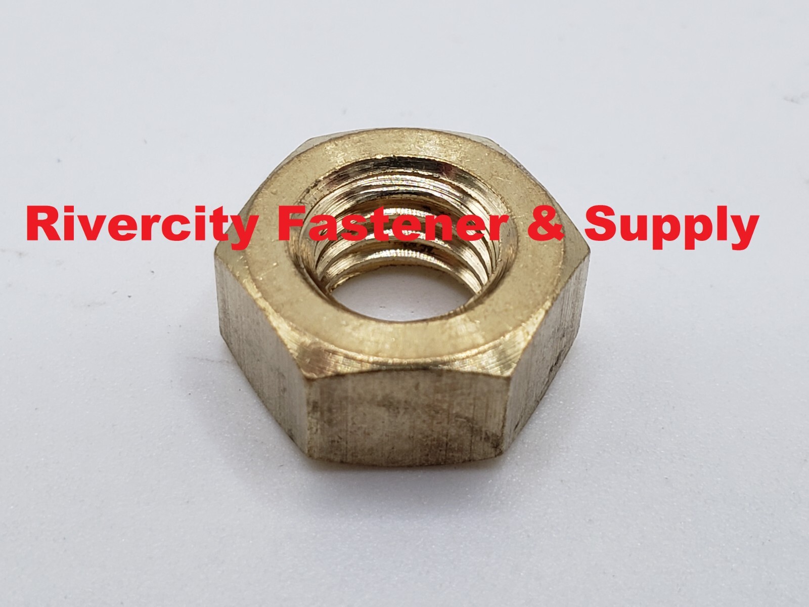 M10-1.5 Brass Hex Nut M10 x 1.5 Nuts 10mm x 1.5 Coarse Thread M10x1.5 ...