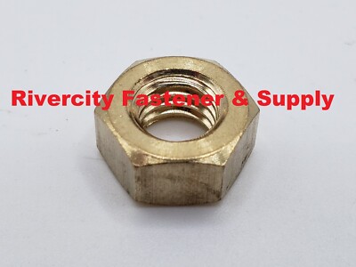M10-1.5 Brass Hex Nut M10 x 1.5 Nuts 10mm x 1.5 Coarse Thread M10x1.5 ...