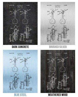 Chemical Wash Bottle Patent Canvas Print Chemistry Science Art Student ...