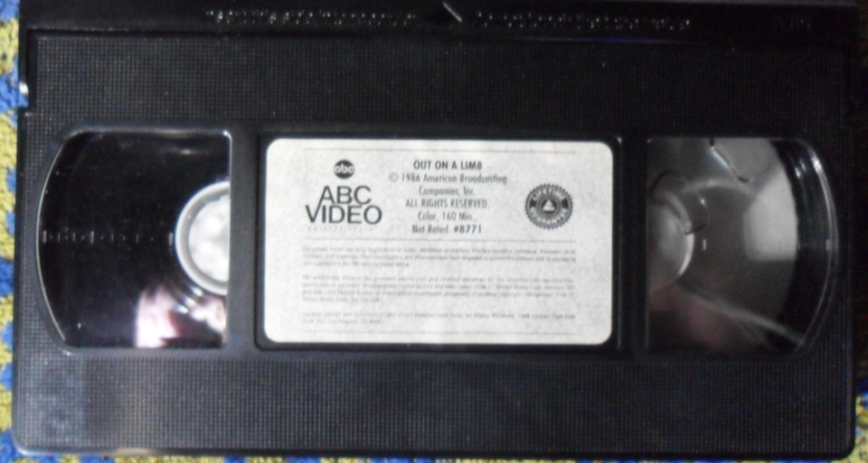 1992 VHS TAPE 1986 OUT OF A LIMB SHIRLEY MACLAINE LALO SCHIFRIN VG+ ABC ...