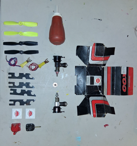Cox .049 Engines For Model Airplanes W/ Spare Parts and Accessories ...