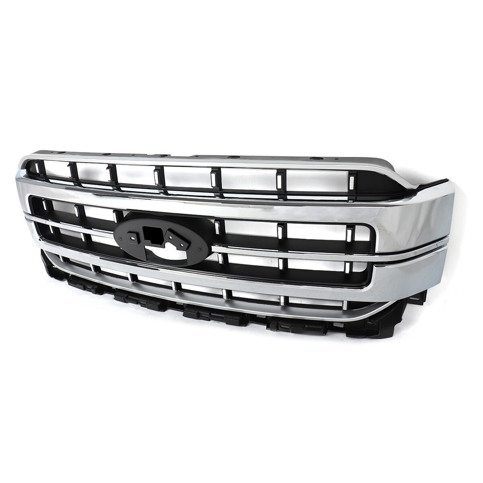 Fit Ford F-150 F150 2021-2023 Lariat Front Upper Grille Chrome For ...