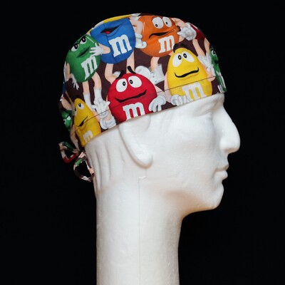 M&M Fall All Over Theme Scrub Hat | eBay