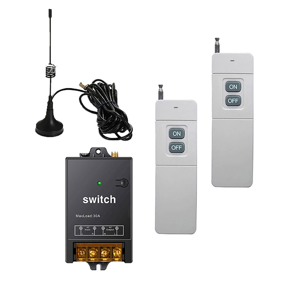 1.5KM Long Range 2CH RF Wireless Remote Control Switch Transmitter+Receiver Kits | eBay