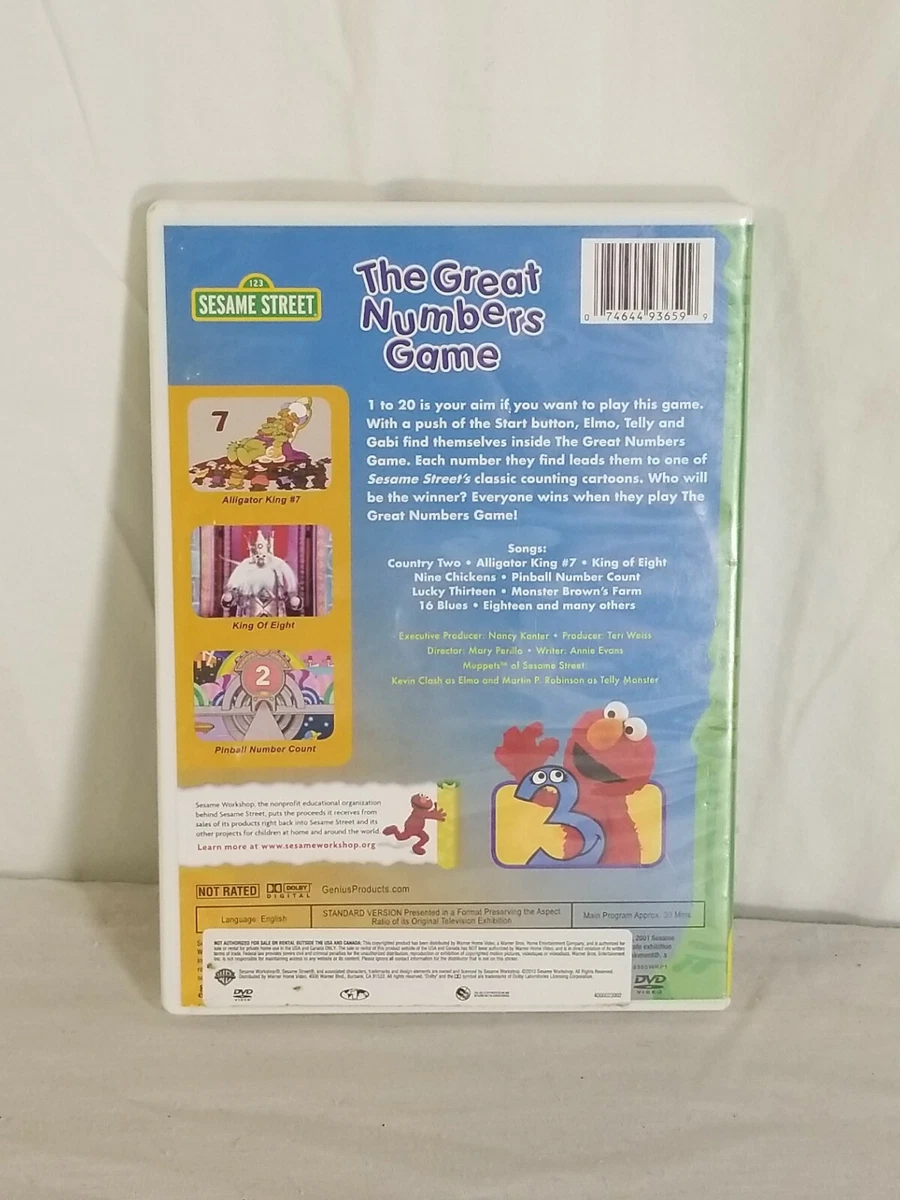 Sesame Street The Great Numbers Game Vhs Ebay