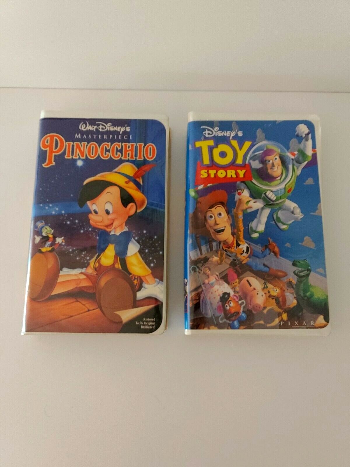 Walt Disney Pinocchio (VHS, 1993) Masterpiece Collectible + Toy Story ...