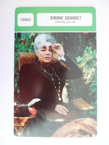 CARTE FICHE CINEMA SIMONE SIGNORET PERIODE 1978-1985 | eBay