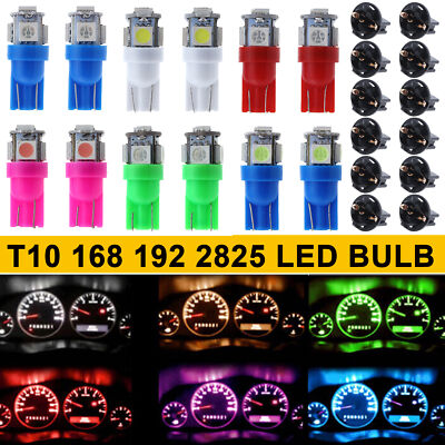 10X T10 194 168 192 LED Bulbs for Instrument Gauge Cluster Dash Light W ...