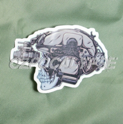 Operator Skull Sticker - Tactical Army Military Infantry seal nods nvg ...