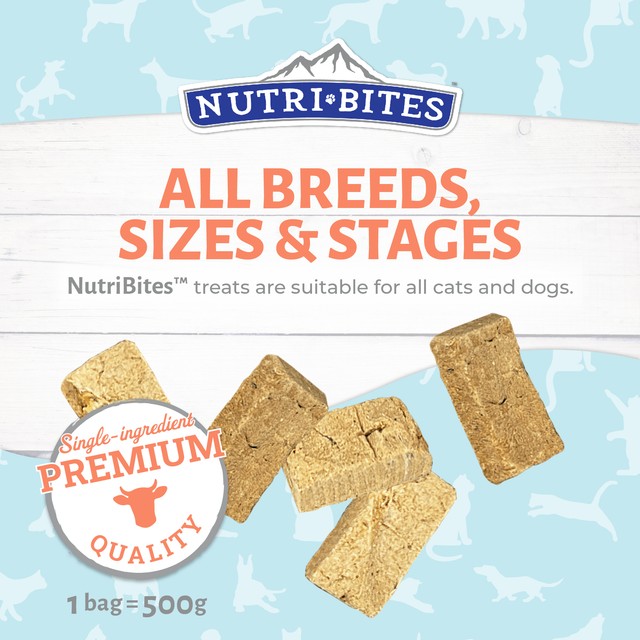 Nutri Bites Single Ingredient Freeze Dried Beef Liver High Protein Dog ...